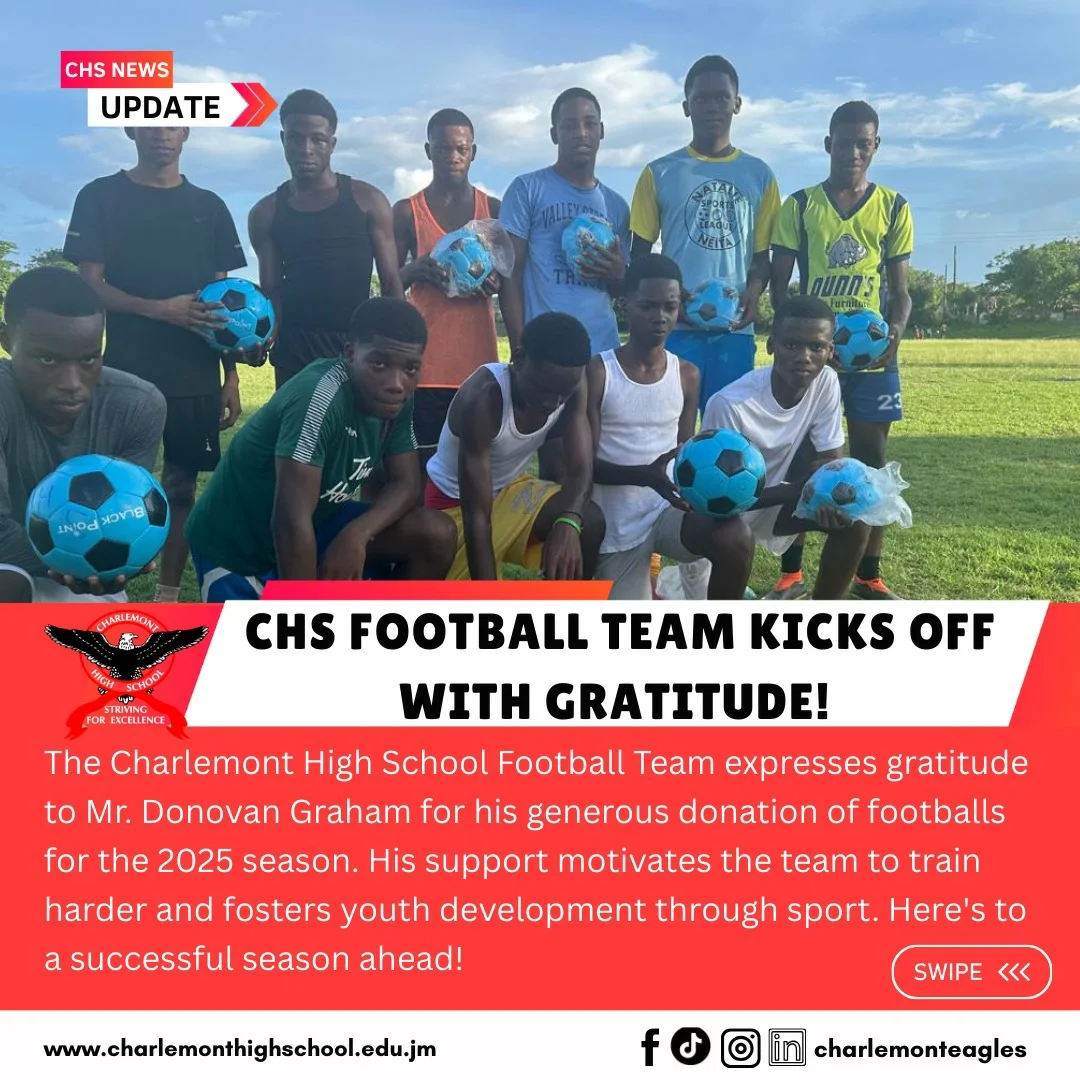 CHS Football Team says thank you to Mr Donovan Graham